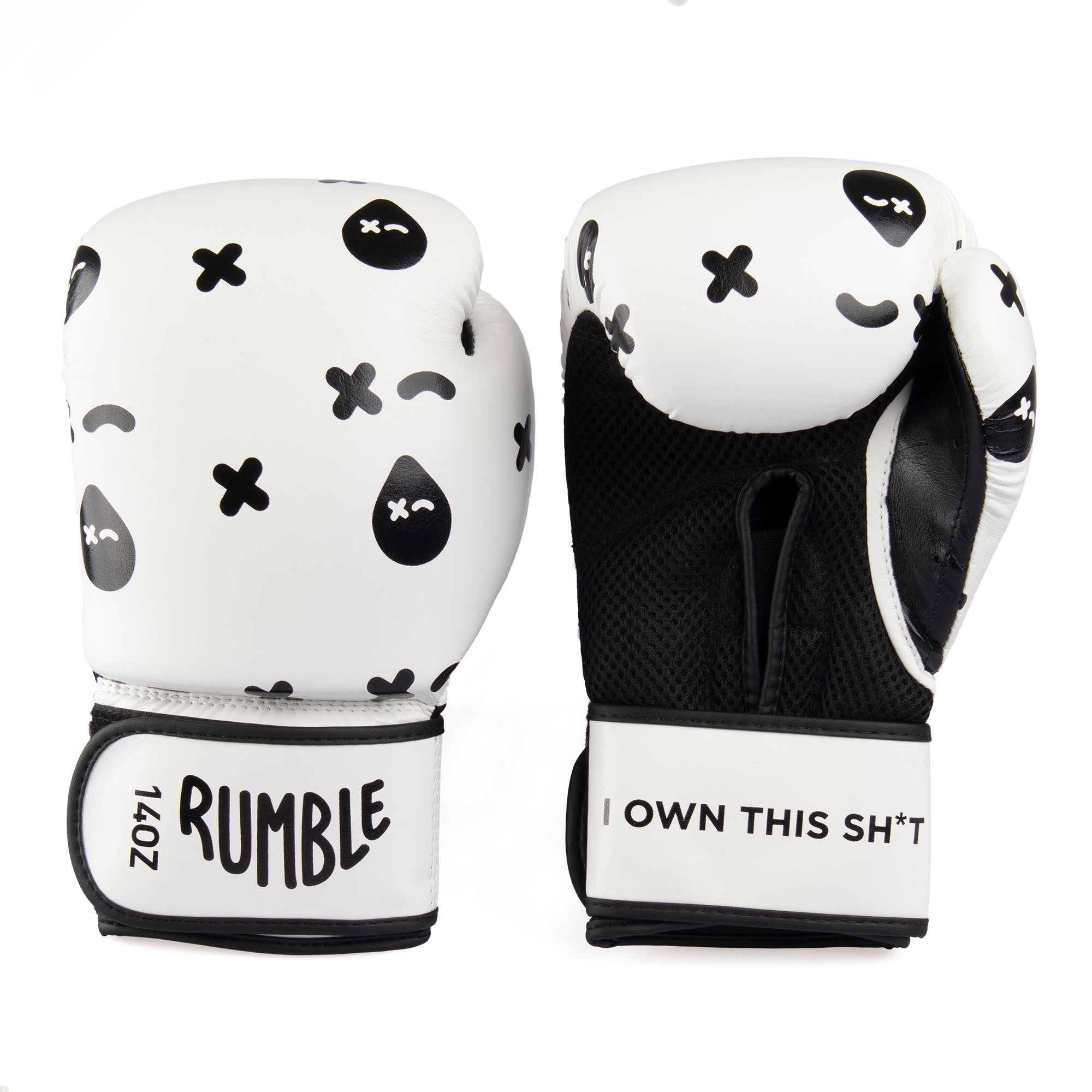RUMBLE - REPEAT BOXING GLOVE - WHITE – Rumble Australia