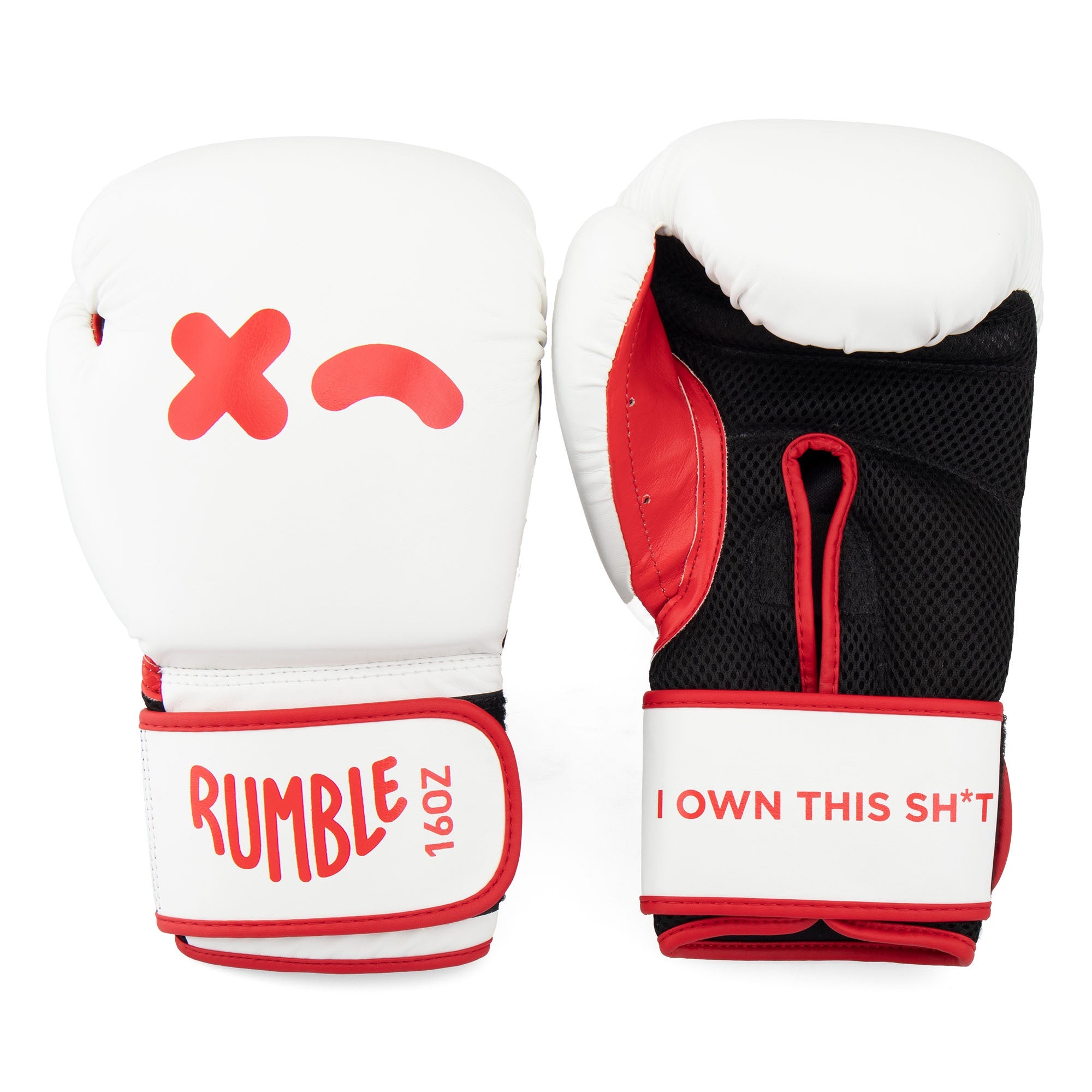 RUMBLE - BOXING GLOVE - WHITE – Rumble Australia